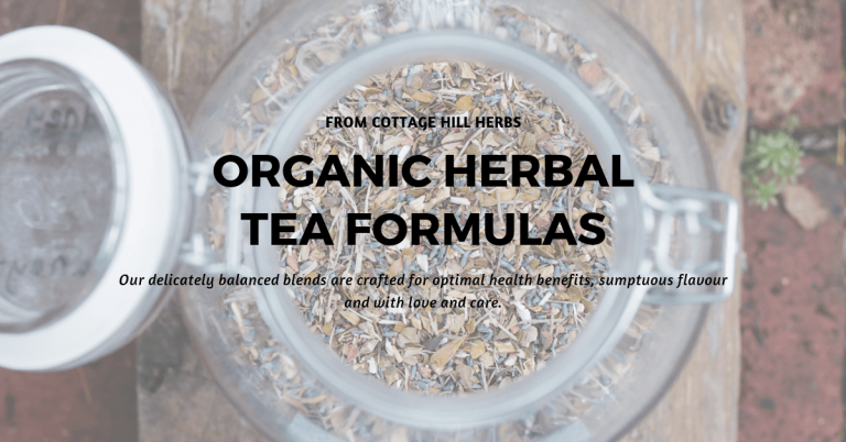 Organic Herbal Tea Formulas « Cottage Hill Herb Farm